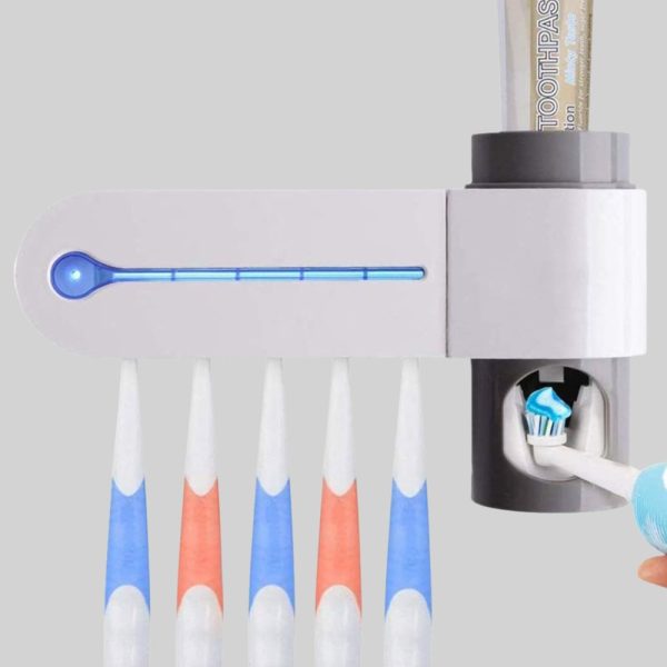 Toothpaste Dispenser with Toothbrush Holder - Gadget Shop